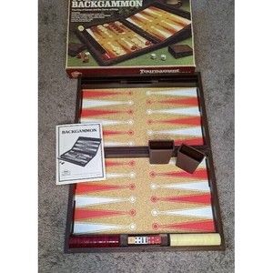 Games | Vintage 1973 Tournament Backgammon Set Lowe Mb Milton Bradley ...